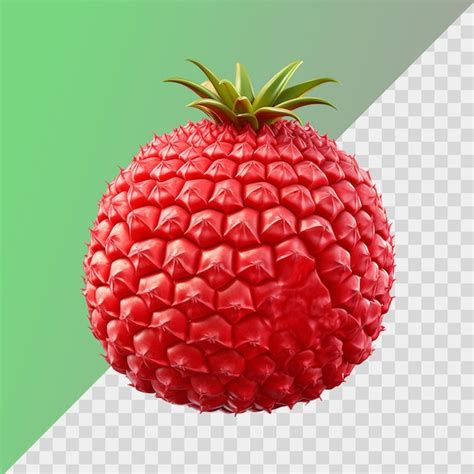 투명한 배경에 분리 된 파인애플 과일 프리미엄 Psd 파일