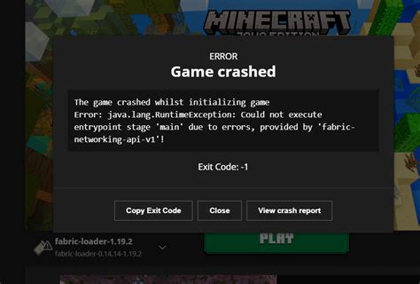 Fabric Error A Mod Crashed On Startup Rfabricmc