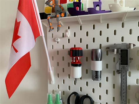Ikea Skadis Minimalist Mini Flag Holder By Geokov Makerworld Download Free 3d Models