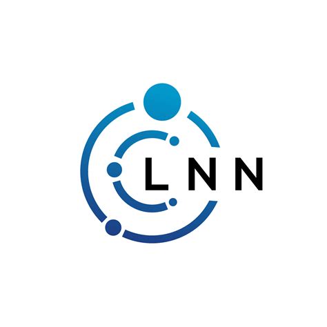 Lnn Letter Technology Logo Design On White Background Lnn Creative