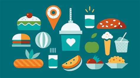 Diverse Food Vector Illustrations Perfect For Menus And Marketing