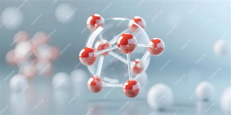 Visual Representation Of Electrons Orbiting A Positively Charged Nucleus In 3d Concept Physics