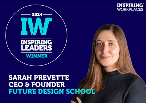 Sarah Prevette 2024 Inspiring Leader By Inspiring Workplaces