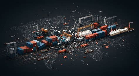 Global Trade Network Visualization A 3d Model Of International