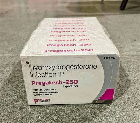 Hydroxyprogesterone Injection Ip 250mg Packaging Type Vial Packaging Size 1ml At ₹ 2565