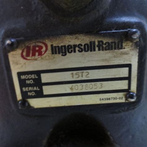 Group Of Lots 512 513 514 Ingersoll Rand Model 15t2 Air
