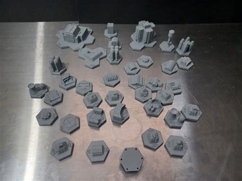 Box Of Battletech Hex Map Scale Urban Terrain Tiles Set 5 4699070432