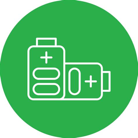 Battery Line Circle Multicolor 9426323 Vector Art At Vecteezy