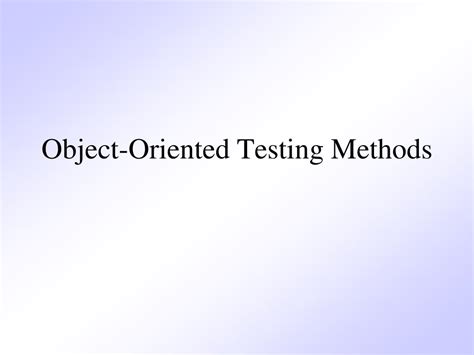 Ppt Chapter 14 Software Testing Techniques Powerpoint Presentation