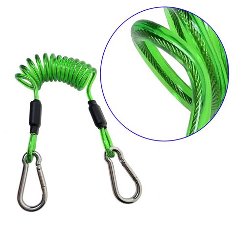 Heavy Duty Stainless Steel Coiled Tool Lanyard Wit Vicedeal