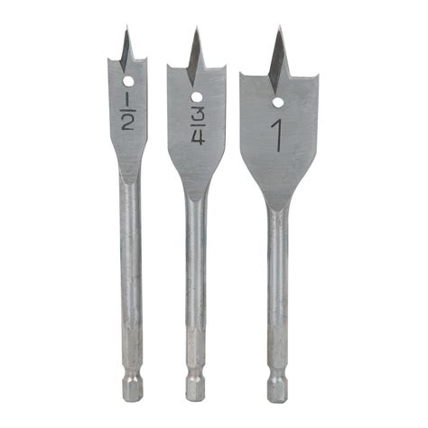 Steel Stubby Spade Bit Set 3 Piece