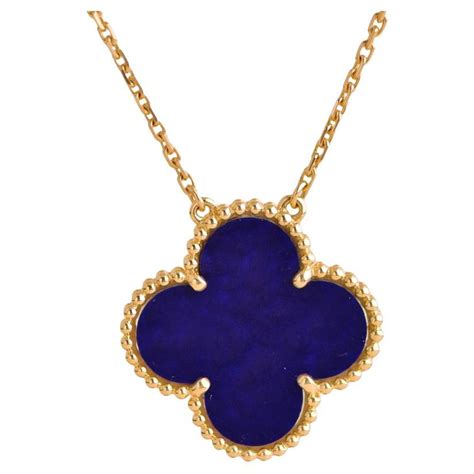 Van Cleef And Arpels 18k Yellow Gold Black Onyx Vintage Alhambra