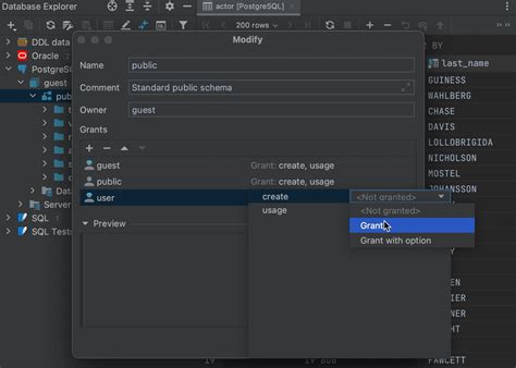 Users And Roles DataGrip
