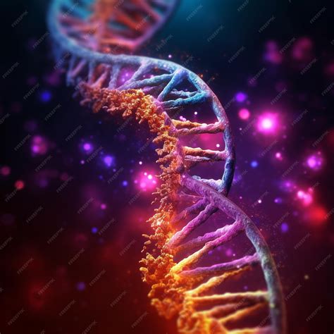 Dna Illustration Premium Ai Generated Image