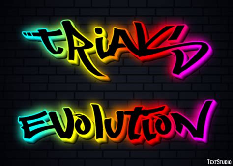 Trials Evolution Text Effect And Logo Design Videogame