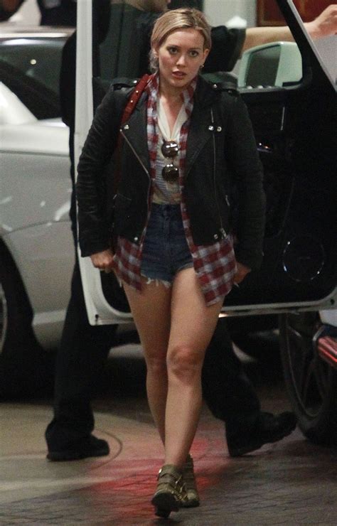 Hilary Duff In Cutoffs Out In Los Angeles 02202016 Hawtcelebs