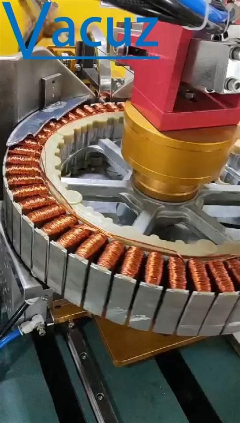 Long Rectangle Flat Copper Wire Vacuz Automatic Inductor Needle Winding Machine Equipment