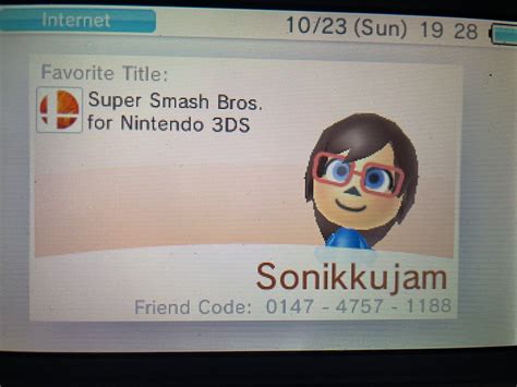 If Anyone Wants To Be Friends Heres Mine R 3dsfriendcodes