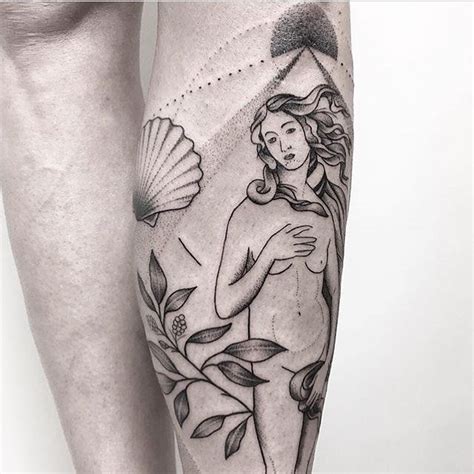 Venus Tattoo By Julim Rosa Inked On The Left Shin Venus Tattoo