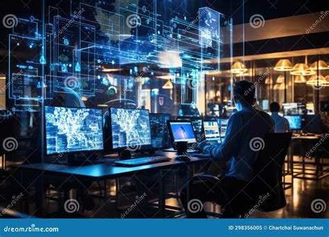 Data Scientists Business Analyst Concept Characters With Schemes And