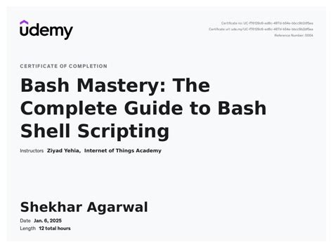 Shekhar Agarwal On Linkedin Learning Bash Shellscripting Automation Continuouslearning