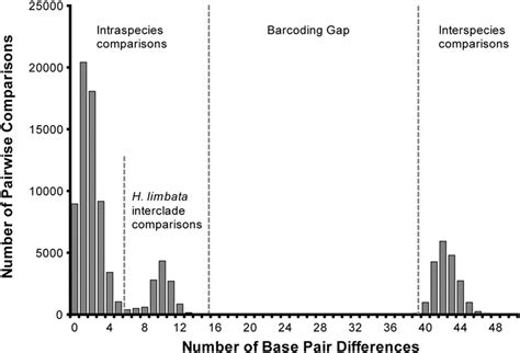 Mismatch Distributions Displaying The Number Of Base Pair Differences Download Scientific
