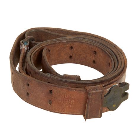 Original Us Wwi M1907 Pattern 1903 Springfield Rifle Leather Sling