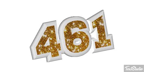 461 Number Animated  Logo Designs