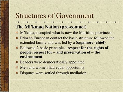 Ppt Government Structures Of First Nations Societies Powerpoint