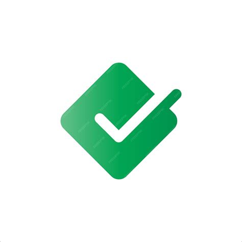 Premium Vector Vector Green Check Mark Icon Symbol Logo In A Circle