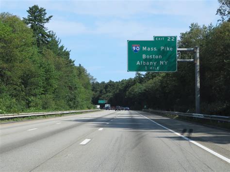 Massachusetts Interstate 495 Northbound Cross Country Roads