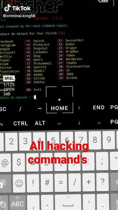 Termux Commands List Termux Pkgwhatsapp Hackfacebook Hack Tiktok Hacktermux All Pkg