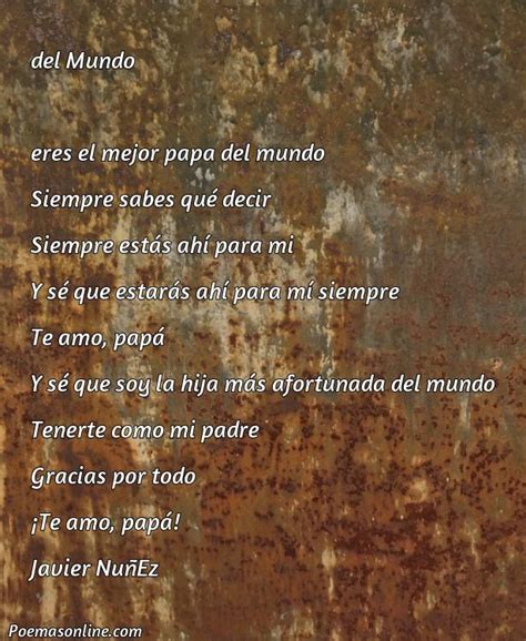 Cinco Poemas Para El Mejor Padre Poemas Online