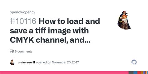 How To Load And Save A Tiff Image With Cmyk Channel And Keep It Unchanged Issue