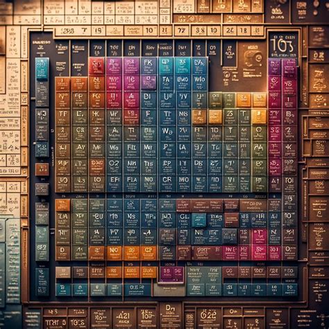 Periodic Table Reimagined Ai Generated Artwork Nightcafe Creator