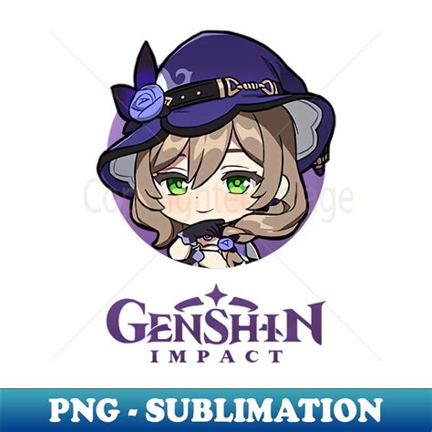 Lisa Chibi Genshin Impact Sublimation Ready Png File Fas Inspire Uplift