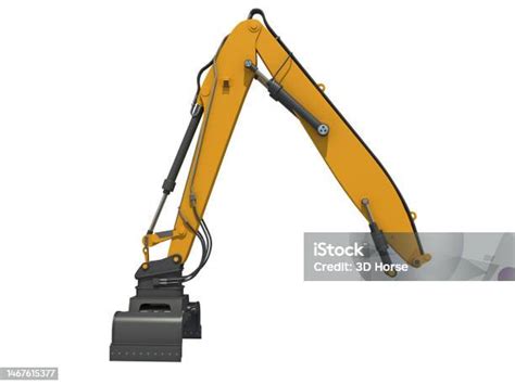 백호 로더 부착 중장비 건설 기계 흰색 배경에 3d 렌더링 3차원 형태에 대한 스톡 사진 및 기타 이미지 3차원 형태 건설 산업 건설 현장 Istock