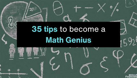 How To Become A Math Genius 35 Expert Tips To Unlock Your Potential About Financials