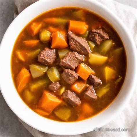 Easy Beef Vegetable Soup Recipe Grandmas Comfort All Food…