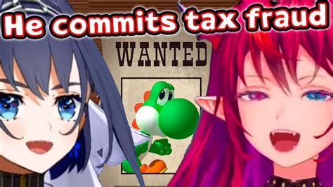 Kronii Tells Irys About Yoshis Tax Fraud Youtube