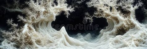 Flowing Patterns Inspired By The Fractal Branching Of River Deltas Featuring Intricate Network