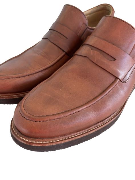 Mens 105 M Samuel Hubbard Ivy Legend Slip On Whisky Gem