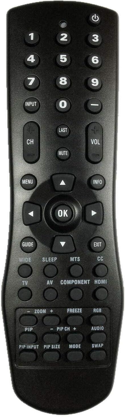 Replacement Remote Control Vr1 For Vizio Lcd Hdtv Vf550xvt