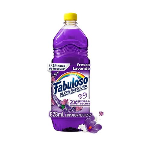 Limpiador Multiusos Líquido Fabuloso Fresca Lavanda 828 Ml Walmart En