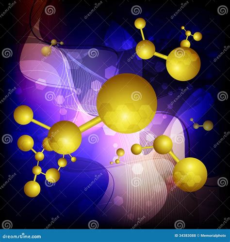 Science And Technology Background Stock Vector Illustration Of