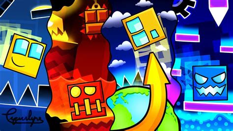 Geometry Dash Wallpapers 4k Hd Backgrounds On Wallpaperbat