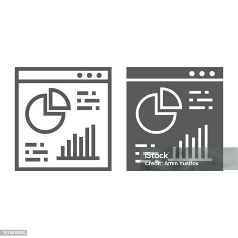 Infographic 라인과 문자 모양 아이콘 분석 및 다이어그램 차트 기호 벡터 그래픽 흰색 바탕에 선형 패턴 0명에 대한 스톡 벡터 아트 및 기타 이미지 Istock
