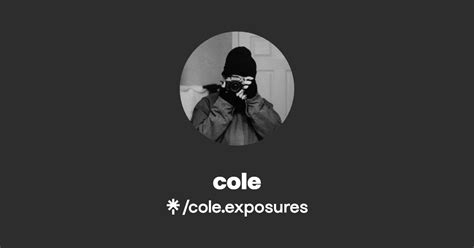 Cole Instagram Tiktok Linktree