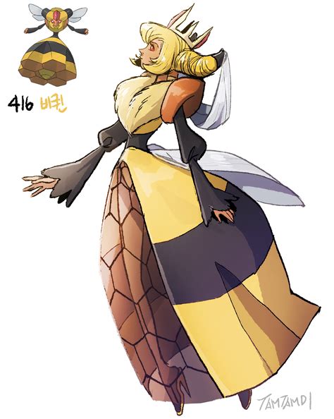 Tamtamdi Vespiquen Nintendo Pokemon Highres Korean Commentary