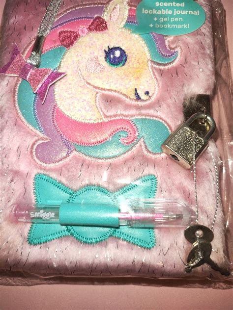 Smiggle Unicorn Lockable Journal Diary Hobbies And Toys Stationery And Craft Other Stationery